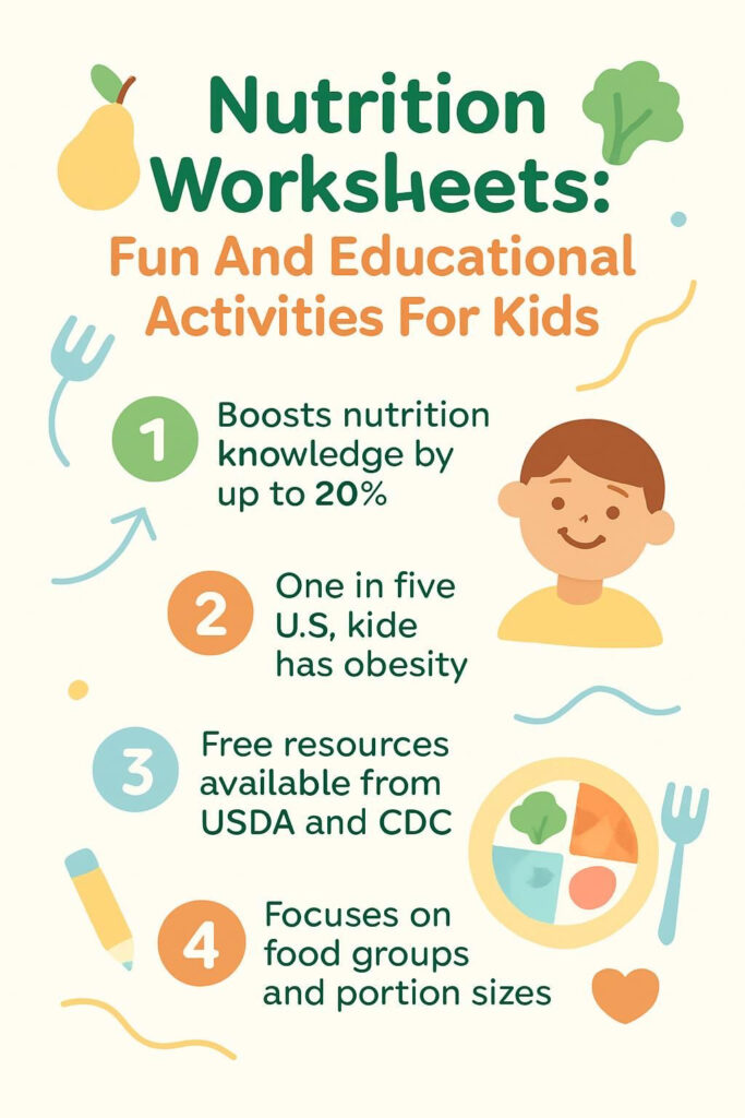 Nutrition Worksheets: Fun And Educational Activities For Kids